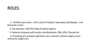 Optometry & optometrists | PPTX