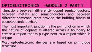 Optoelectronics is a branch of physics and technology | PPT