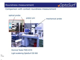 OptoSurf Roundness.ppt | Physics | Science