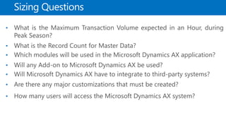 Optimizing MS Dynamics AX 2012 R3 | PPTX | Databases | Computer Software and Applications