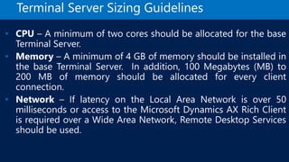 Optimization SQL Server for Dynamics AX 2012 R3 | PDF