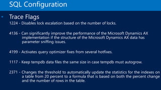 Optimization SQL Server for Dynamics AX 2012 R3 | PDF