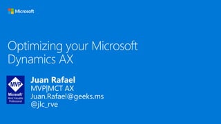 Optimization SQL Server for Dynamics AX 2012 R3 | PDF