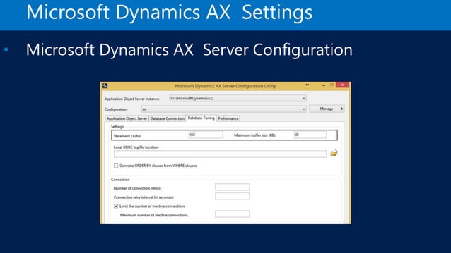 Optimization SQL Server for Dynamics AX 2012 R3 | PDF | Databases | Computer Software and ...