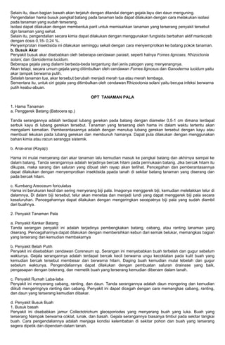 OPT TANAMAN PERKEBUNAN OPT TANAMAN PERKEBUNAN | PDF | Free Download