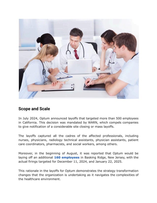 Optum Layoffs – The Latest Developments and Employee Reactions | PDF