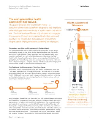 Optum Total Health Profile White Paper | PDF