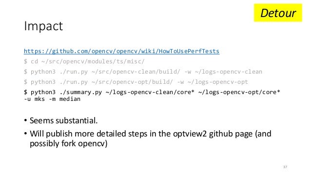 OptView2 MUC meetup slides | PPT