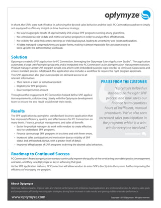 Optymyze pc connection-streamlines-spif-program | PDF | Computer ...