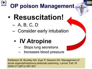 Organophosphate Poisoning Treatment - port headland doctor teaching (31 ...