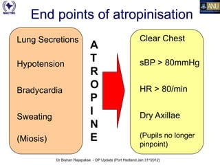 Organophosphate Poisoning Treatment - port headland doctor teaching (31 ...