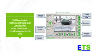 Traffic Emissions Control with Remote Sensing Devices (RSD) | PPT