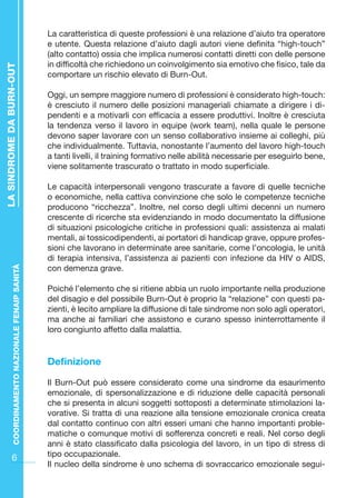LA SINDROME DA BURN-OUT | PDF