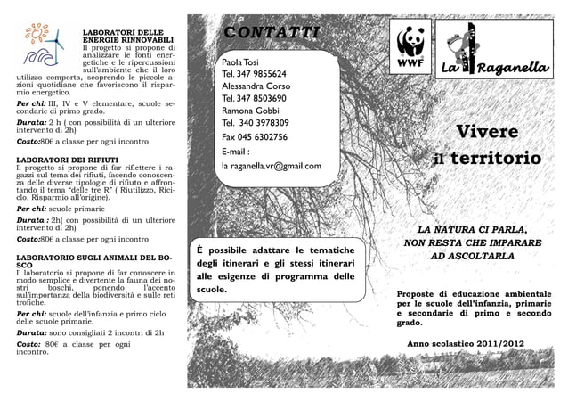 Proposte educative 2010/2012 | PPT