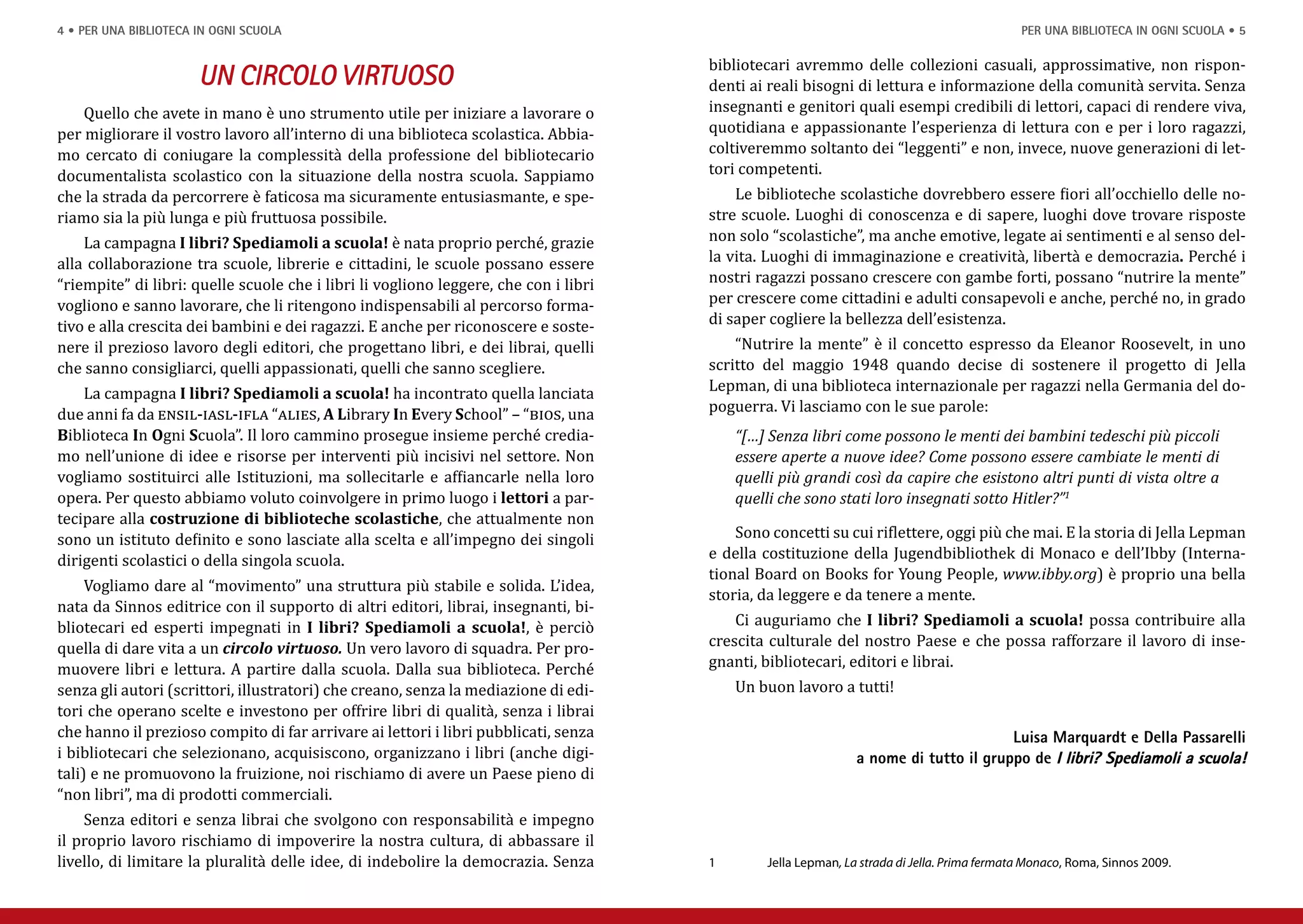 Opuscolo perunabiblioteca | PDF