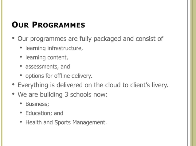 Opus learning - british education online | PPT