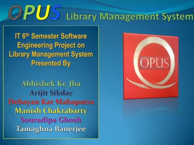 Library Management System PPT | PPT
