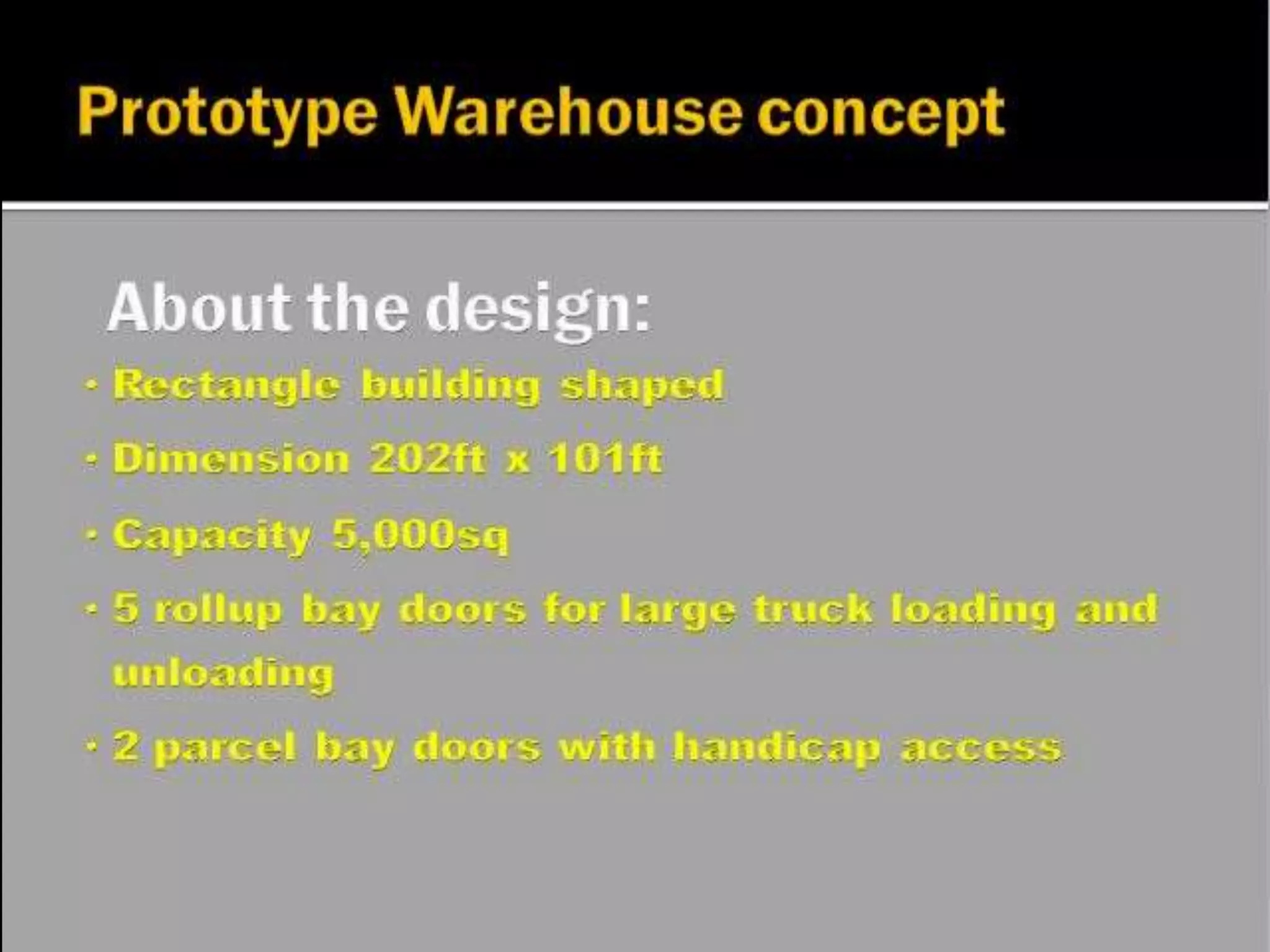 Opus warehouse | PPTX | Logistics | Business