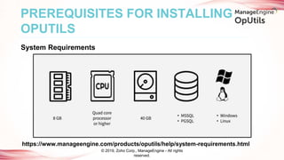 Free OpUtils Training presentation | PPTX