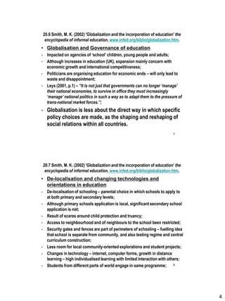 OPV 361 Globalisation Lecture 20-21 | PDF