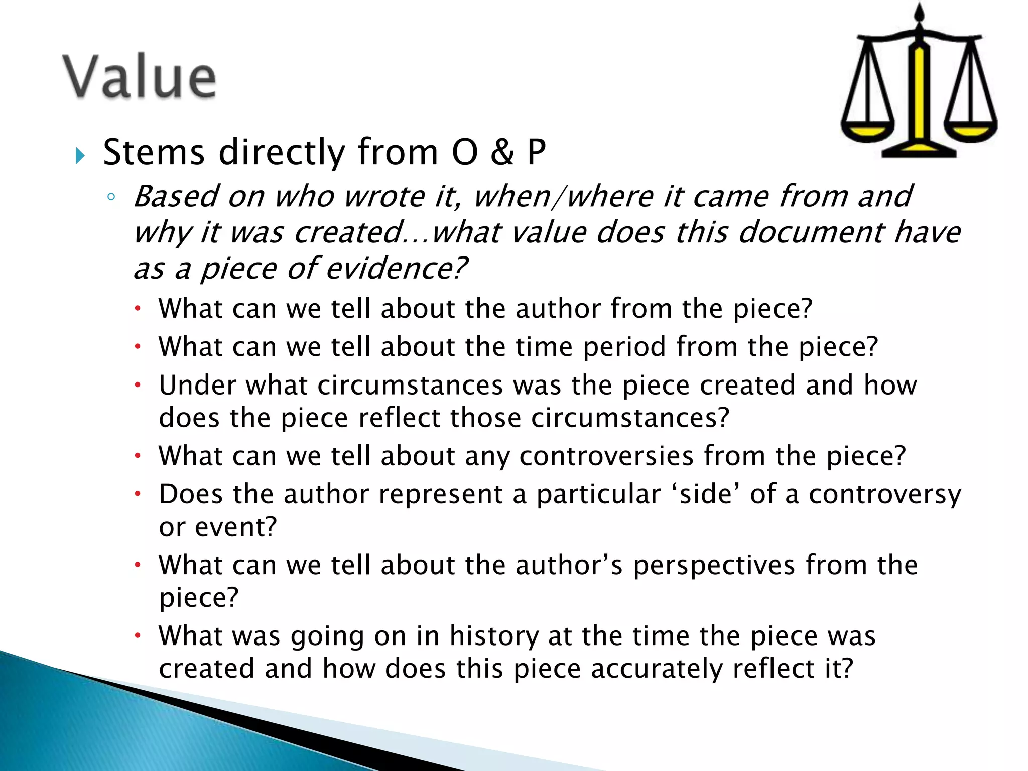 OPVL and Paper 1: IB History | PPTX