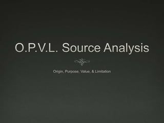 OPVL Overview | PPTX