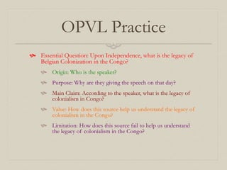 OPVL intro notes | PPT