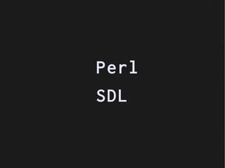 Game Development with SDL and Perl | PDF