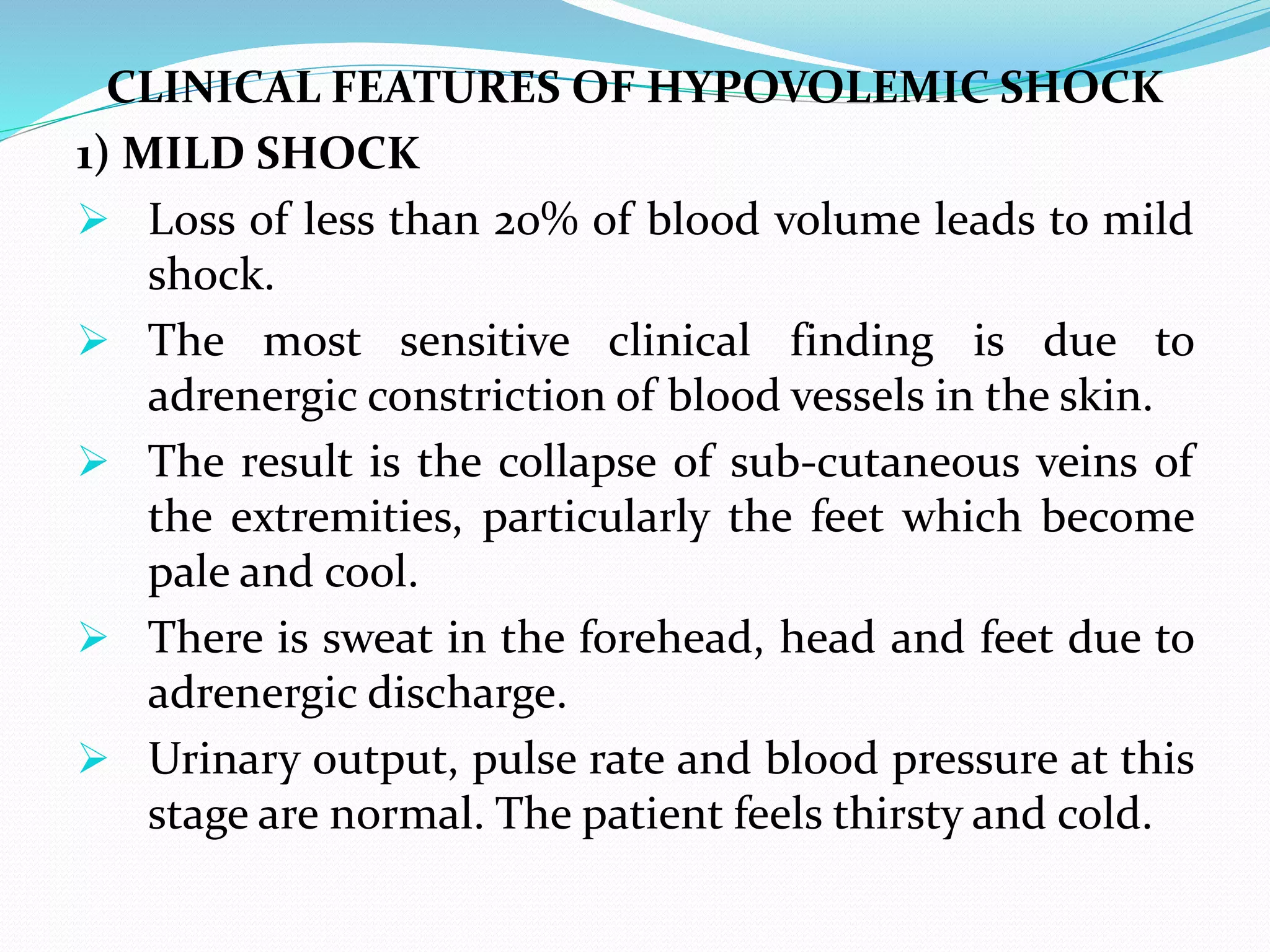 Haemorrhage and Shock: Relevance in Periodontal Surgery | PPTX