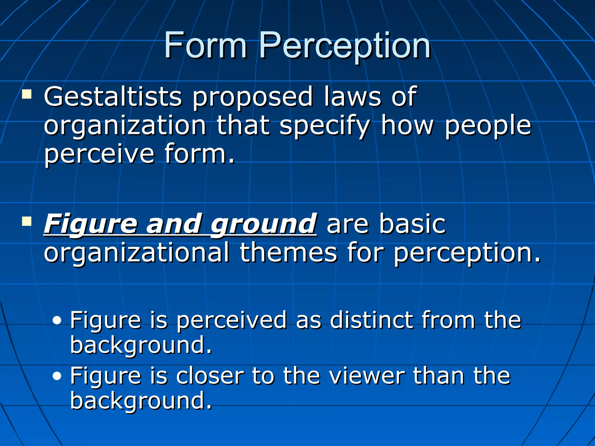 Physiology of Special Senses and Perception | PPT