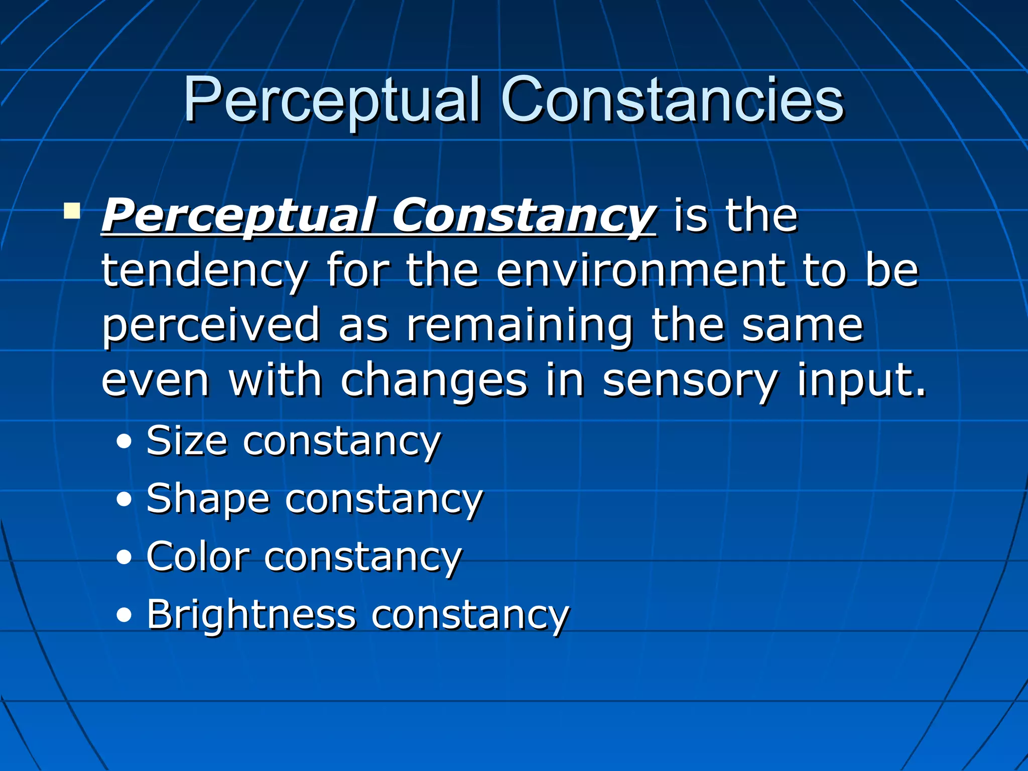 Physiology of Special Senses and Perception | PPT