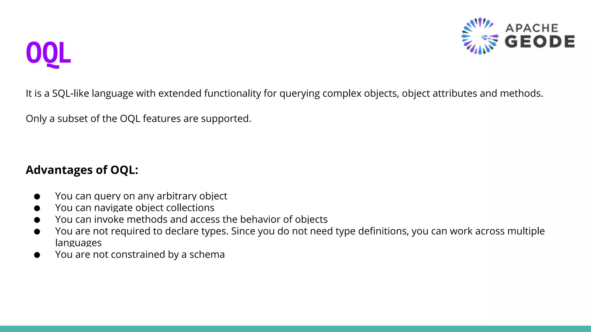OQL querying and indexes with Apache Geode (incubating) | PDF