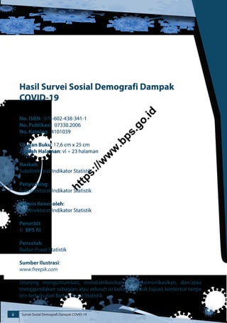 Hasil survei sosial_demografi_dampak_covid-19_2020 | PDF