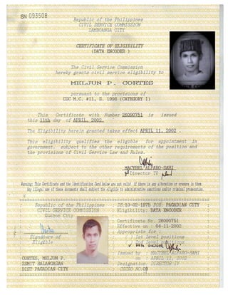 Tesda data_encoder_eligibility1 | PDF