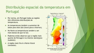 O Clima de Portugal e Arquipélago dos Açores | PPTX