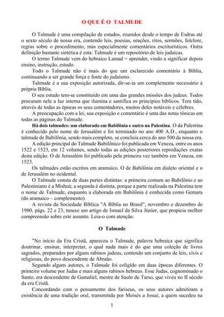 O que é o Talmude | PDF