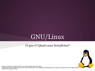 O que é o Linux? Quais seus benefícios? | PDF