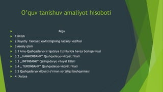 O’quv tanishuv amaliyot hisoboti.pptx