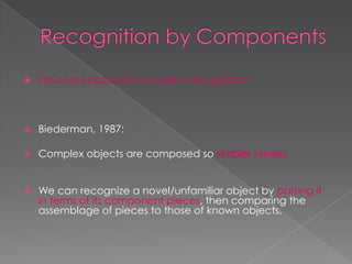 Object recognition | PPTX