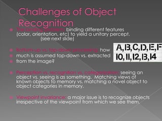 Object recognition | PPTX