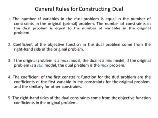 primal and dual problem | PPTX