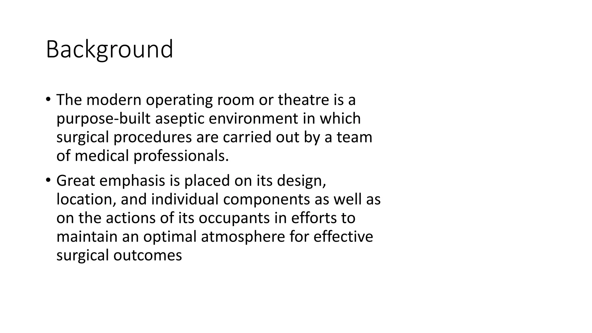 Inside the Operating Room (Orthopedics) | PPTX