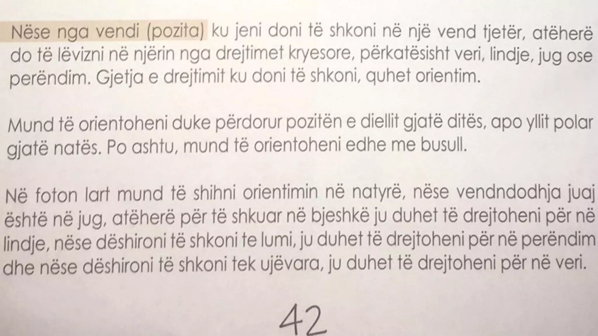 Orientimi në natyrë | PDF