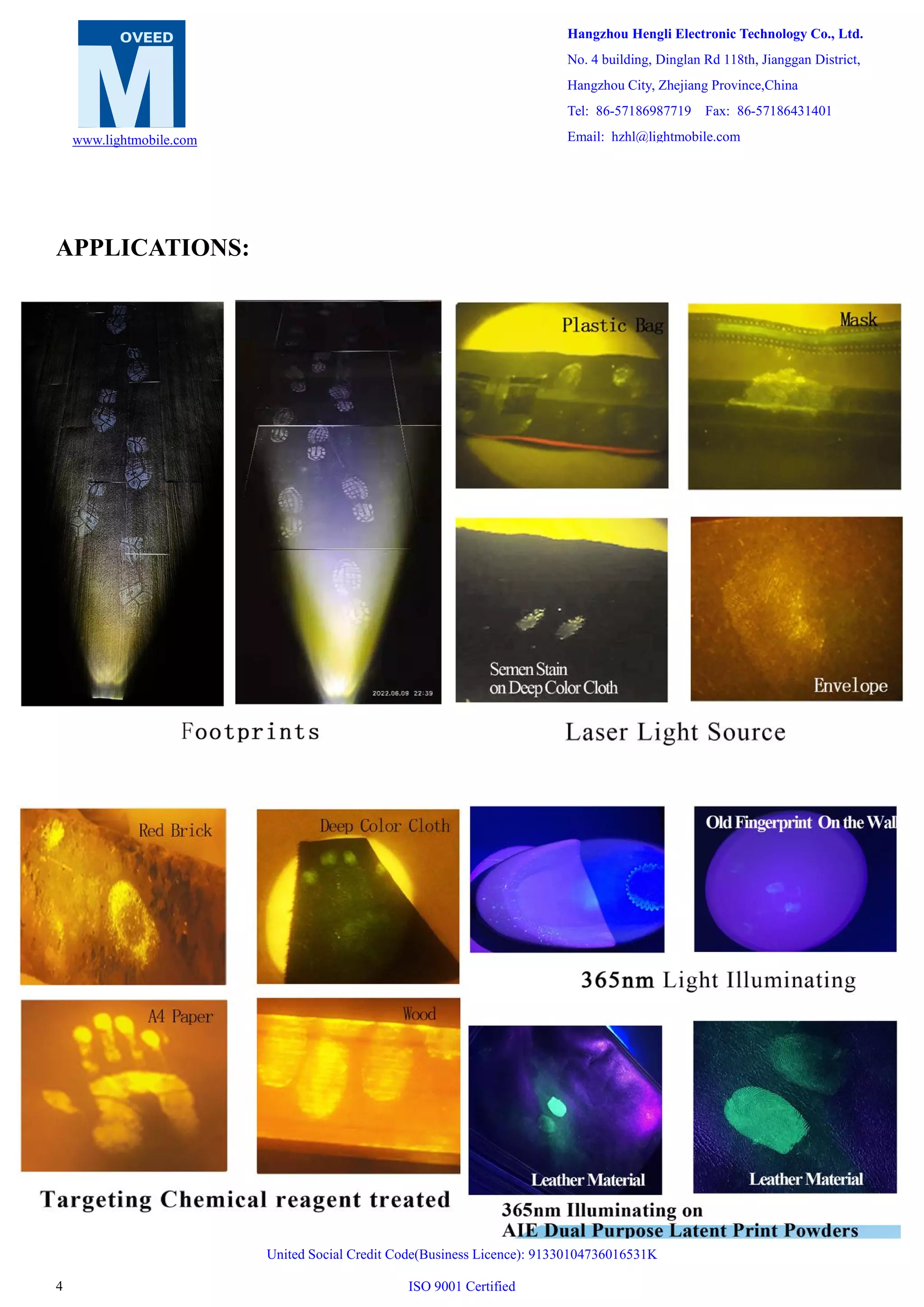 ALL-IN-ONE Forensic Light Source System | PDF | Business | Business and Finance