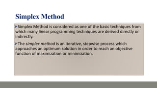 Operations Research Problem | PPT