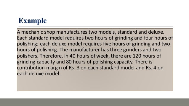 Operations Research Problem 