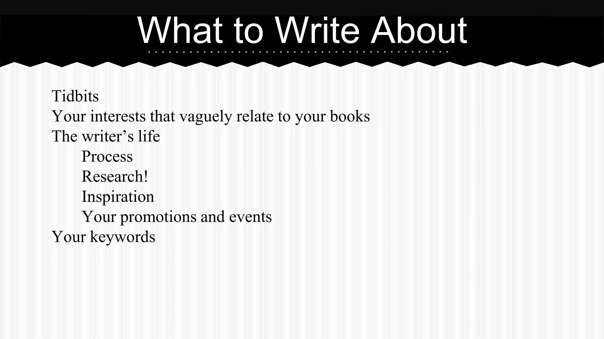 Getting started author blogging | PPT