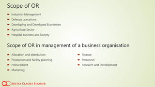 Introduction to Operations Research | PPTX | Computer Software and ...