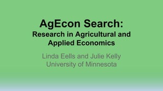 AgEcon Search | PPTX