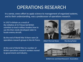 Introduction to Operations Research and Linear Programming | PPTX